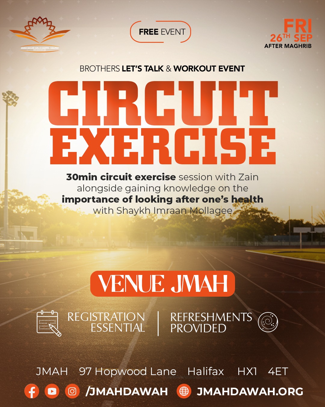 Circuit Exercise – JMAH – Jamia Masjid Ahl-e-Hadith, Halifax